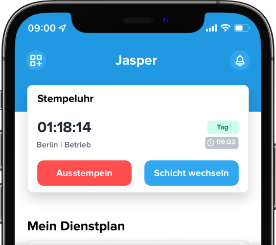 Personalplanung, Zeiterfassung & Dienstplan - Shiftbase