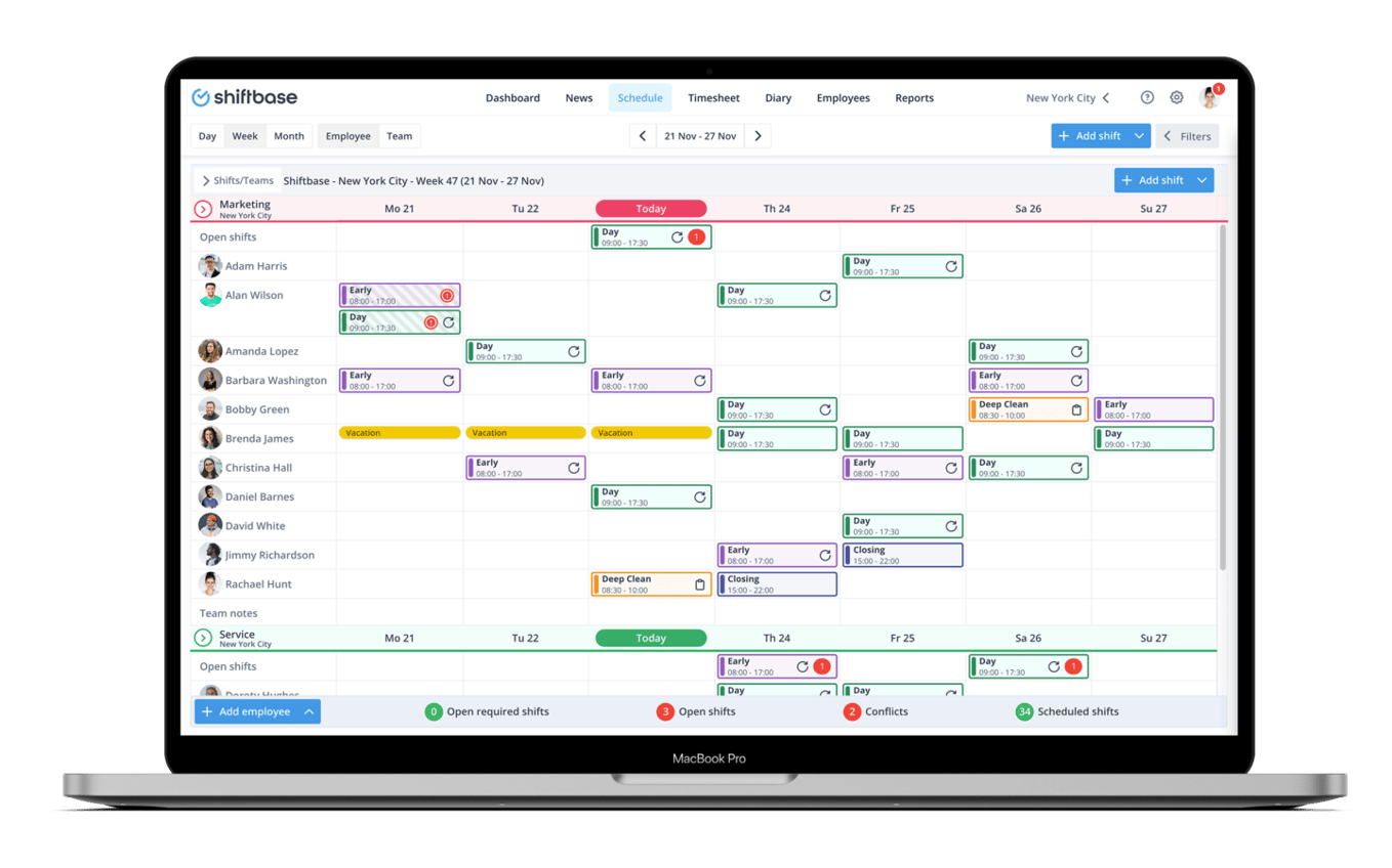 Shiftbase - Workforce management software